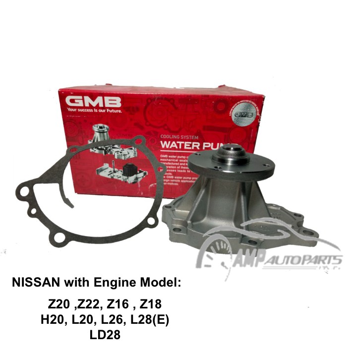 GMB Water Pump for Nissan Z20 Engine, also for L20E L26 L28 Z16 Z18 ...