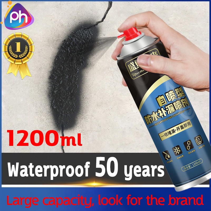 Waterproof Spray 1200ml Quick Seal Flexible Rubber Coating Applicable ...