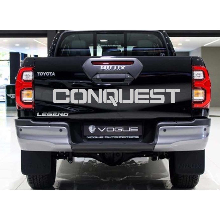 CONQUEST DESIGN 1 TAILGATE cut out vinyl 5x39 inches | Shopee Philippines