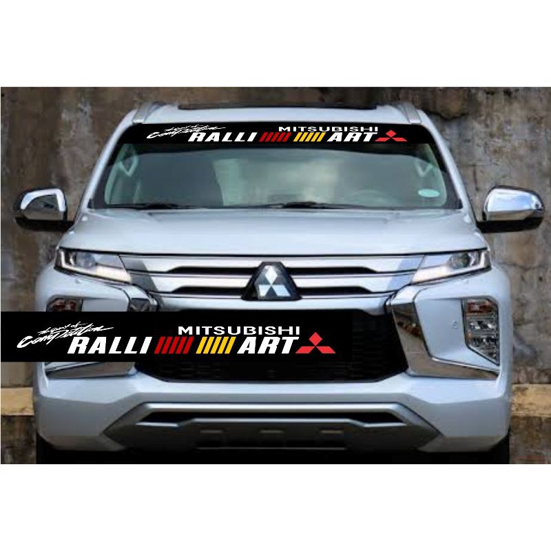 mitsubishi montero windshield decals fit for any models | Shopee ...