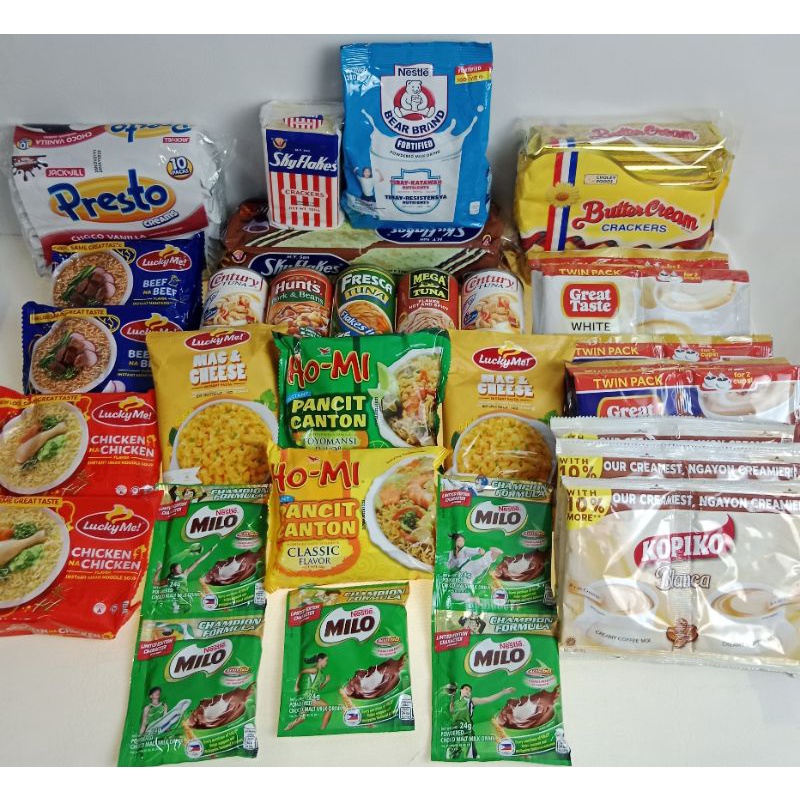 Grocery Package/Grocery Set ( Tipid/Sulit Grocery ) | Shopee Philippines