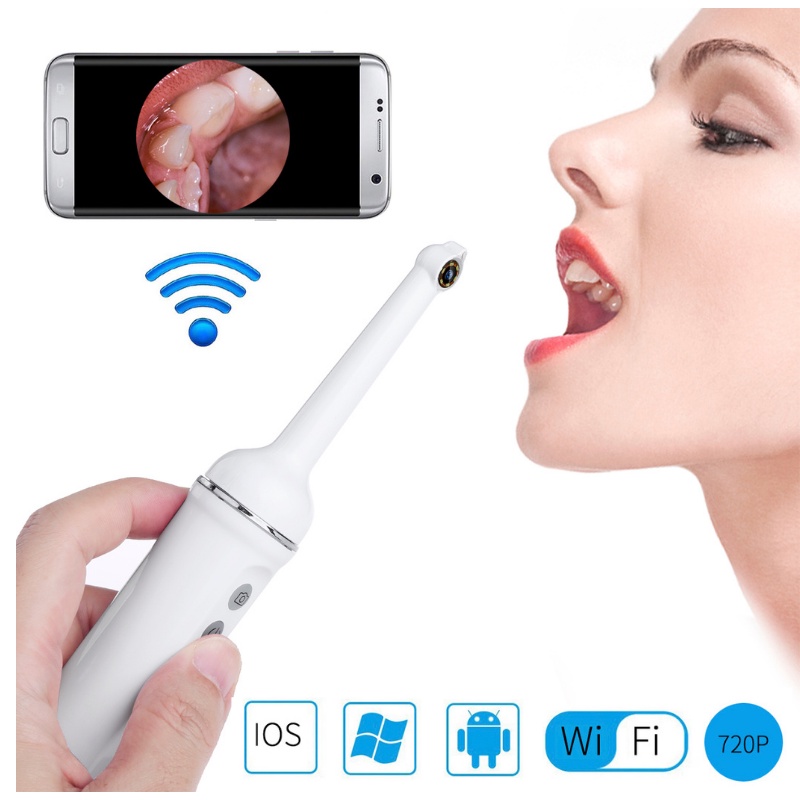 Tooth Intra Oral Endoscope WiFi Dentistry Intraoral Dental Camera ...