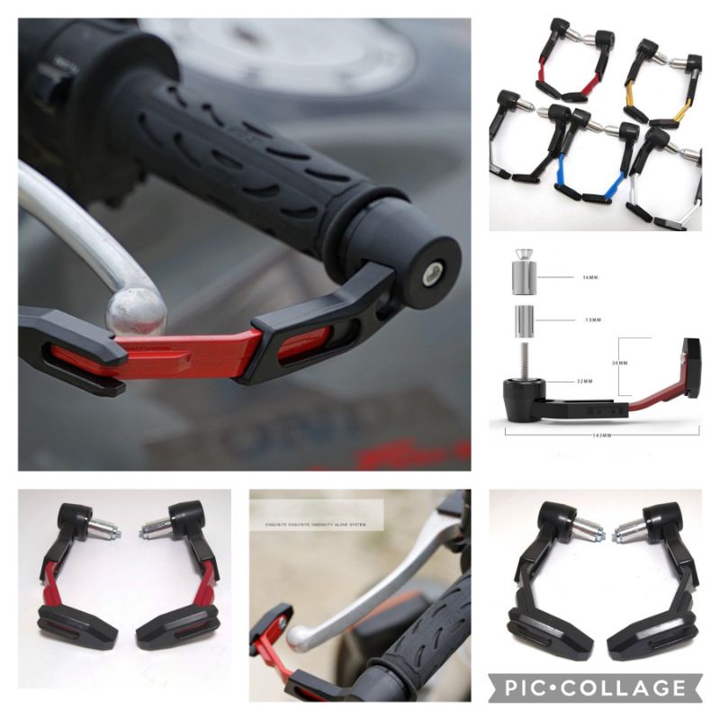 Hand Brake Guard Defence To The Road Aloy Universal Any motorcycle ...