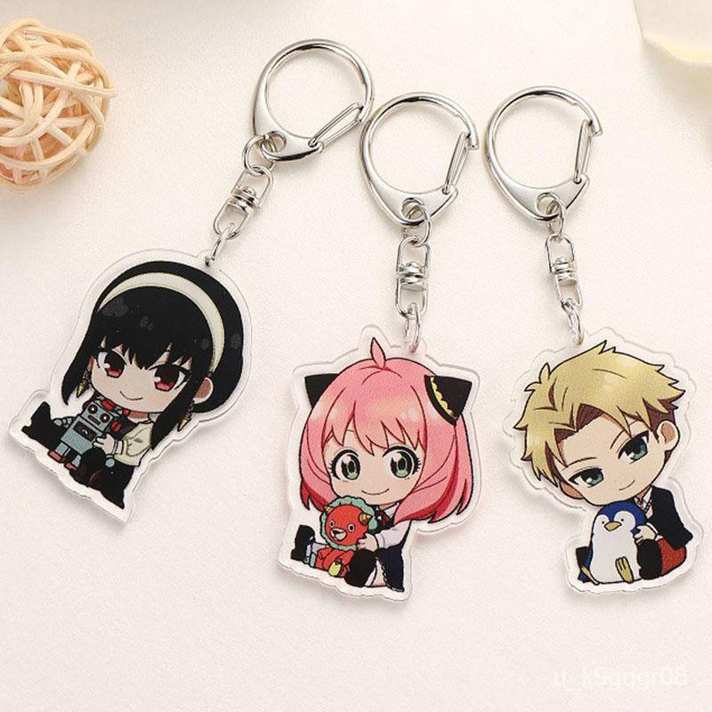 CODSPY FAMILY Anime New Keychain Figures Cosplay Loid Forger Anya ...