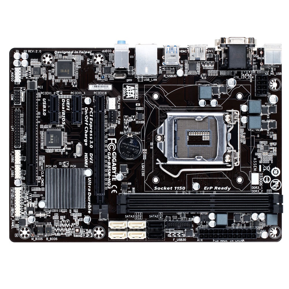 Motherboard B85m 1150 Intel 4th Gen Support Assorted Brand | Shopee ...