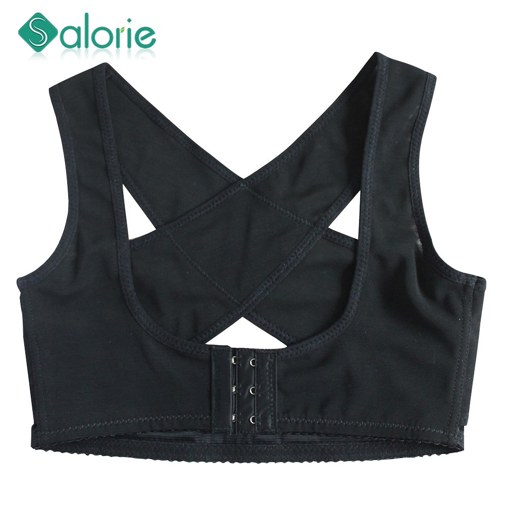 Berjalan Adjustable Women Elastic Back Support Belt Chest Posture ...