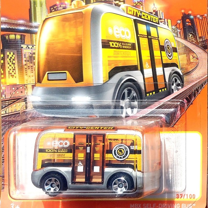 Matchbox MBX SELF DRIVING BUS 2020 Blue 2022 ORANGE - SCHOOL BUS ...