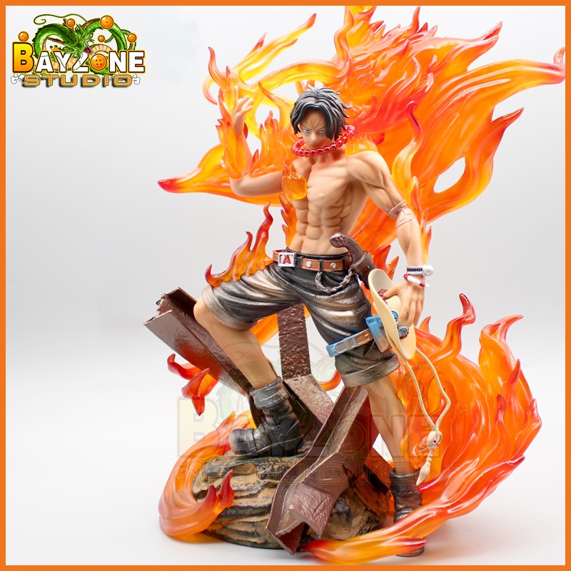 Ace fire fist model with super beautiful effects (one piece) | Shopee ...