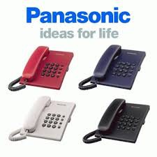 PANASONIC CORDED TELEPHONE KX-TS500MX | Shopee Philippines