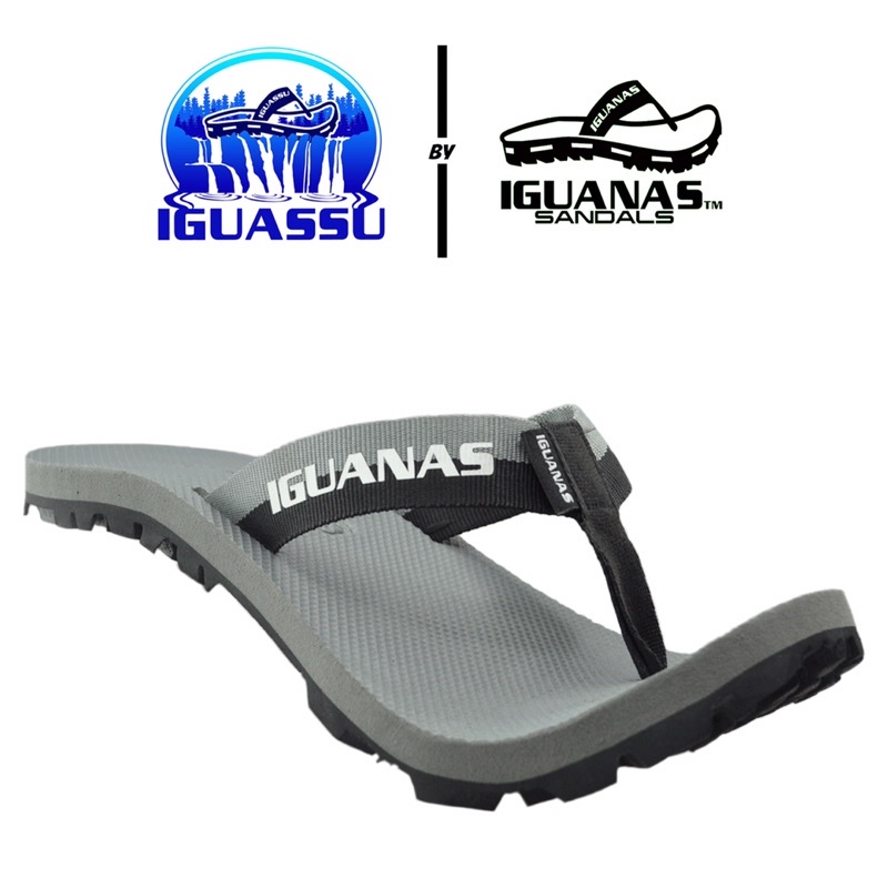 IGUASSU SANDALS CONNECTED STRAP SLIPPER SANDALS (GDL GRAY) | Shopee ...