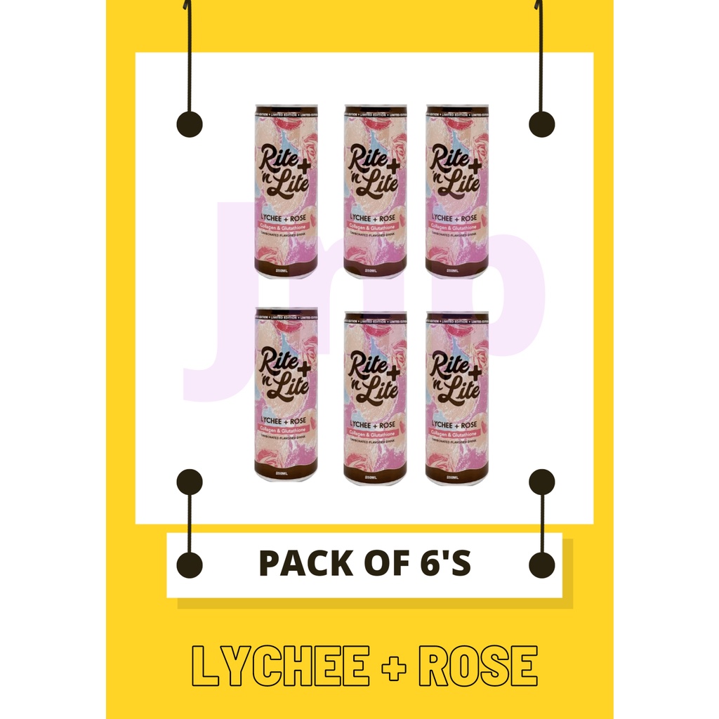 Rite 'n Lite Pack of 6's (Lychee+ Rose) | Shopee Philippines