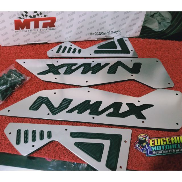 Motorcycle foot matting for yamaha nmax alloy | Shopee Philippines