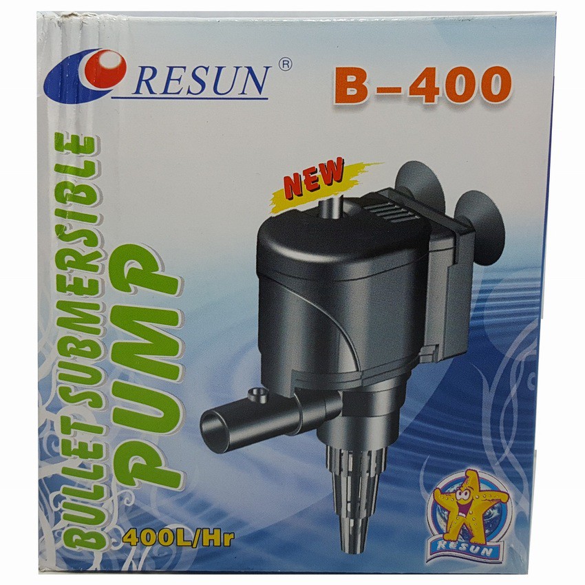 Resun B400 Submersible Water Pump for Aquarium or Pond B-400 - 6 Watts ...