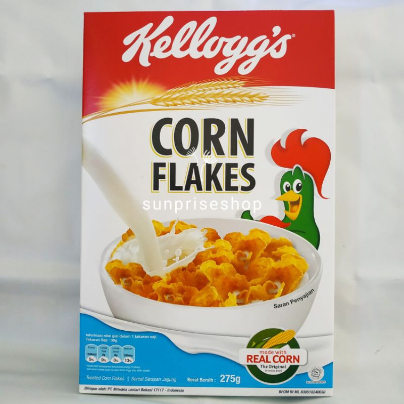 Kelloggs CORN FLAKES CORN Cereal 275 GR | Shopee Philippines