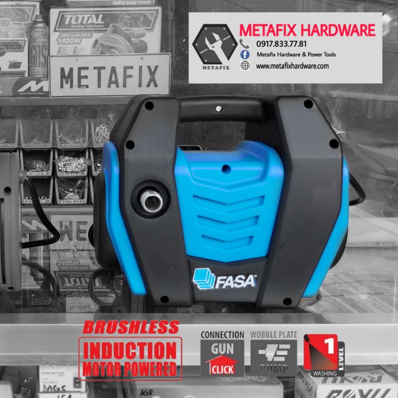 FASA PISCES PRESSURE WASHER 1,520PSI INDUCTION MOTOR CARBON LESS ...