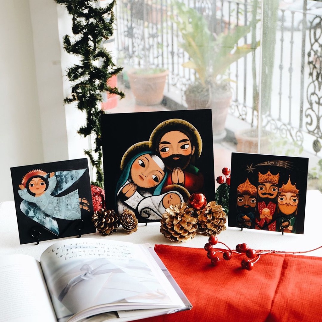 Papemelroti Hosanna Nativity Christmas Decoposter | Holy Family | Belen ...