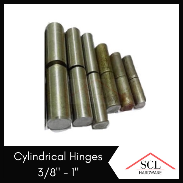 Cylindrical Hinges Heavy Duty 3/8" 1/2" 5/8" 3/4" 7/8" 1" | Shopee ...