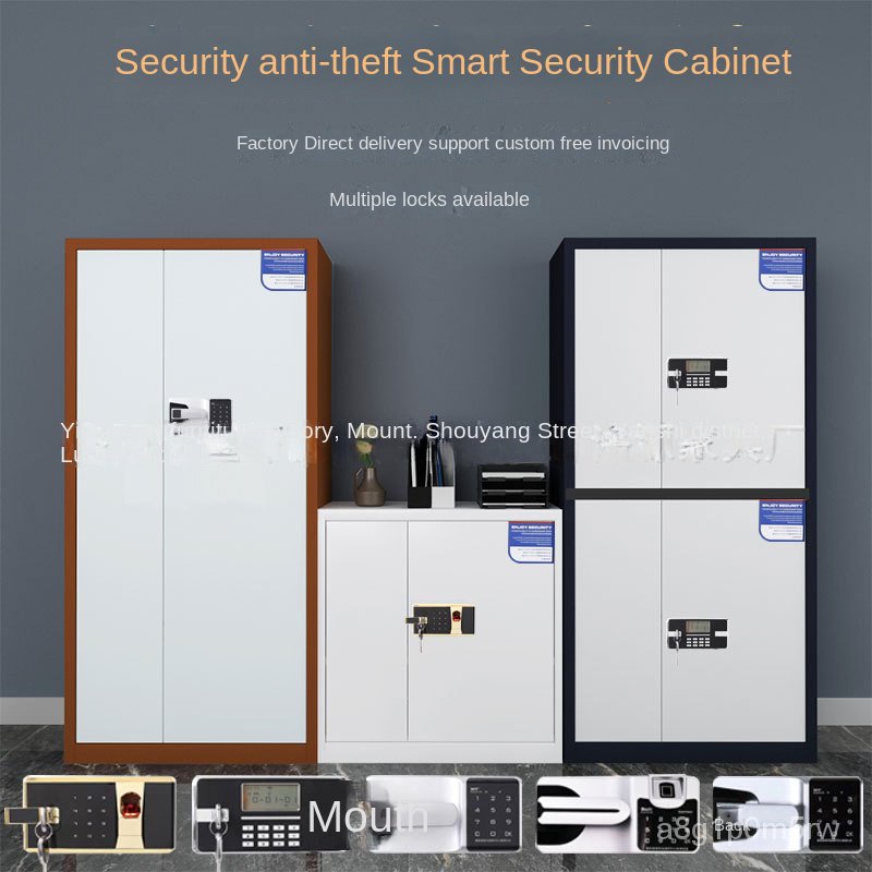 Electronic Fingerprint Confidential Cabinet Steel Password File Cabinet ...