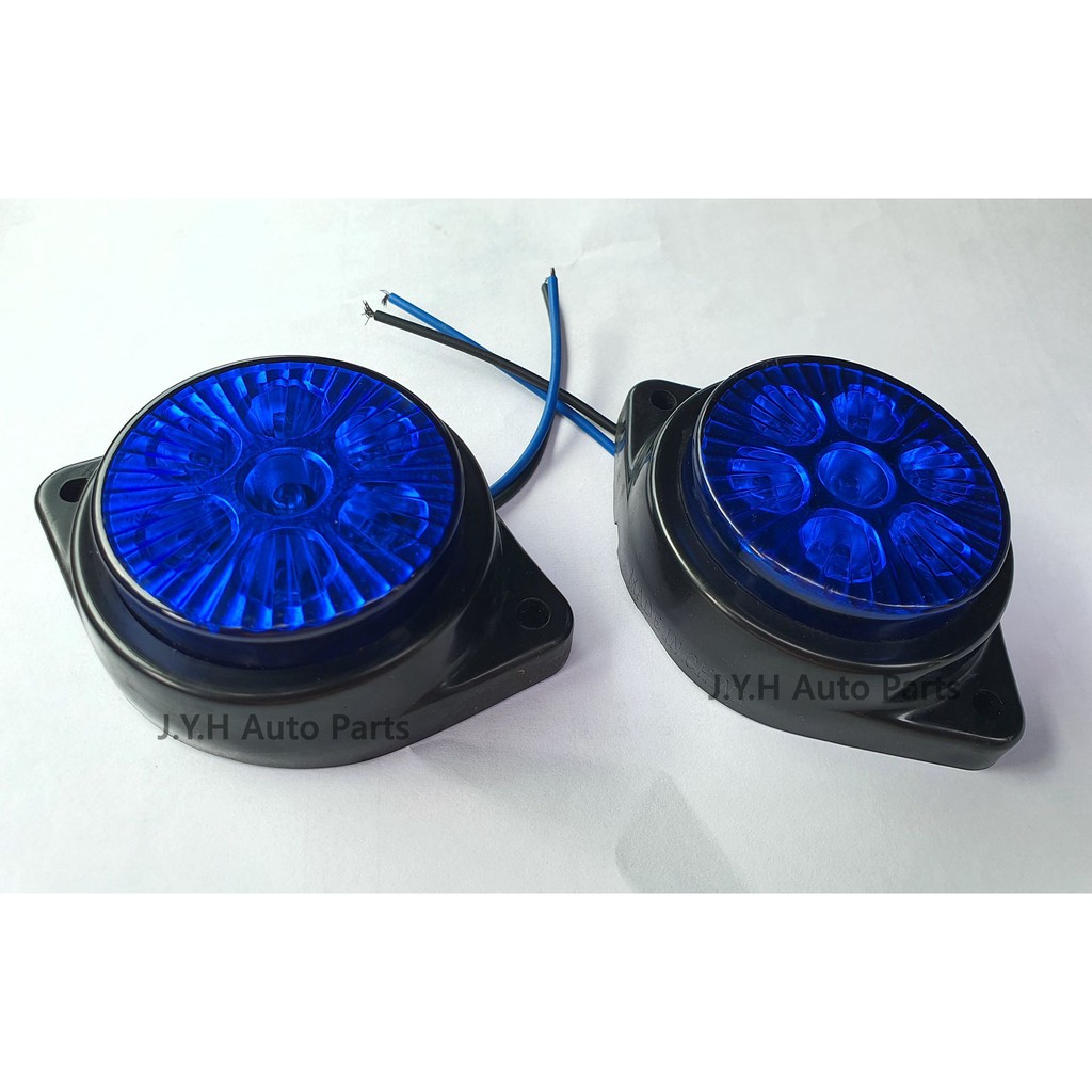 Led Light Side Lamp For Lorry Trailer Bus 12v-30v (Blue) | Shopee ...