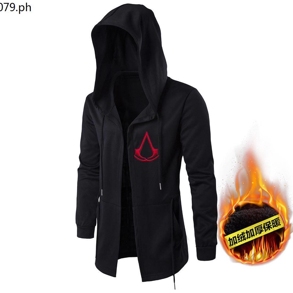 Assassin's Creed Cloak Fleece Sweatshirt Jacket Windbreaker Men Hooded ...