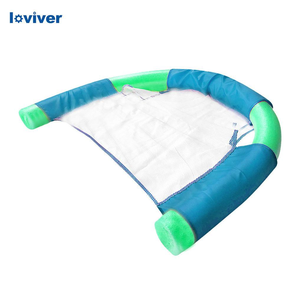Loviver Swim Noodle Mesh Chair, Lounge Chair Seat Hammock for Beach ...