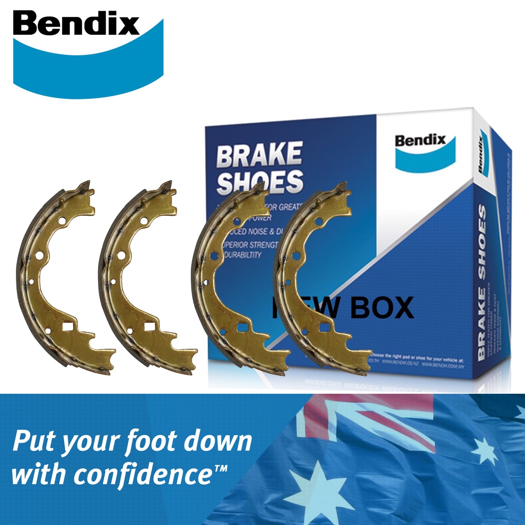 Bendix Brake Shoe DS3349/BS1587 Set for Hyundai H100 2008-2021 and Mazda E2000 1989-1996 ...