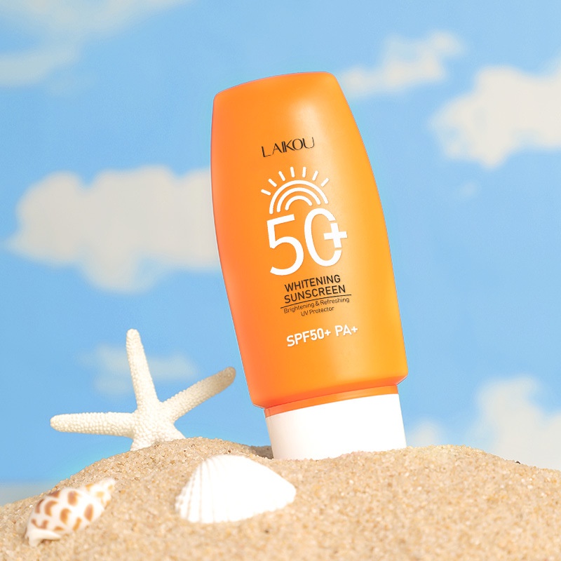 LAIKOU Whitening Sunscreen Waterproof SPF50+ Sunblock Face Body Sun ...