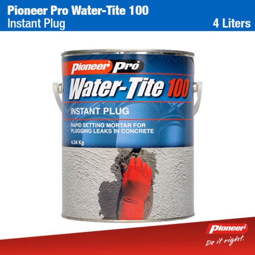 Pioneer Pro Water-Tite 100 Instant Plug 4.54Kg Can | Shopee Philippines