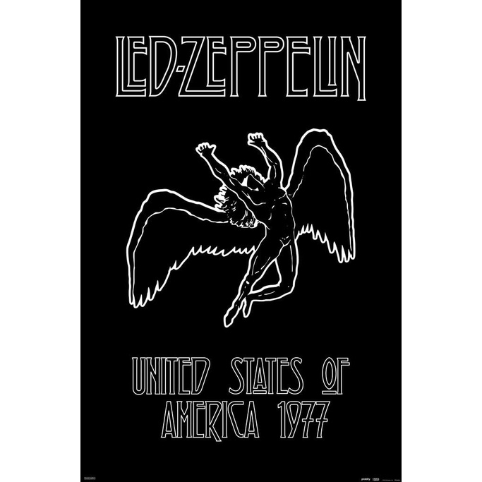 Led Zeppelin Icarus Album Rock Roll Band Music Cool Wall Decor Art ...