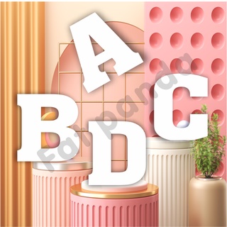 Wooden Letters PerPcs 10cm A-Z and 0-9 Home Decor, Letter Standee, Room ...