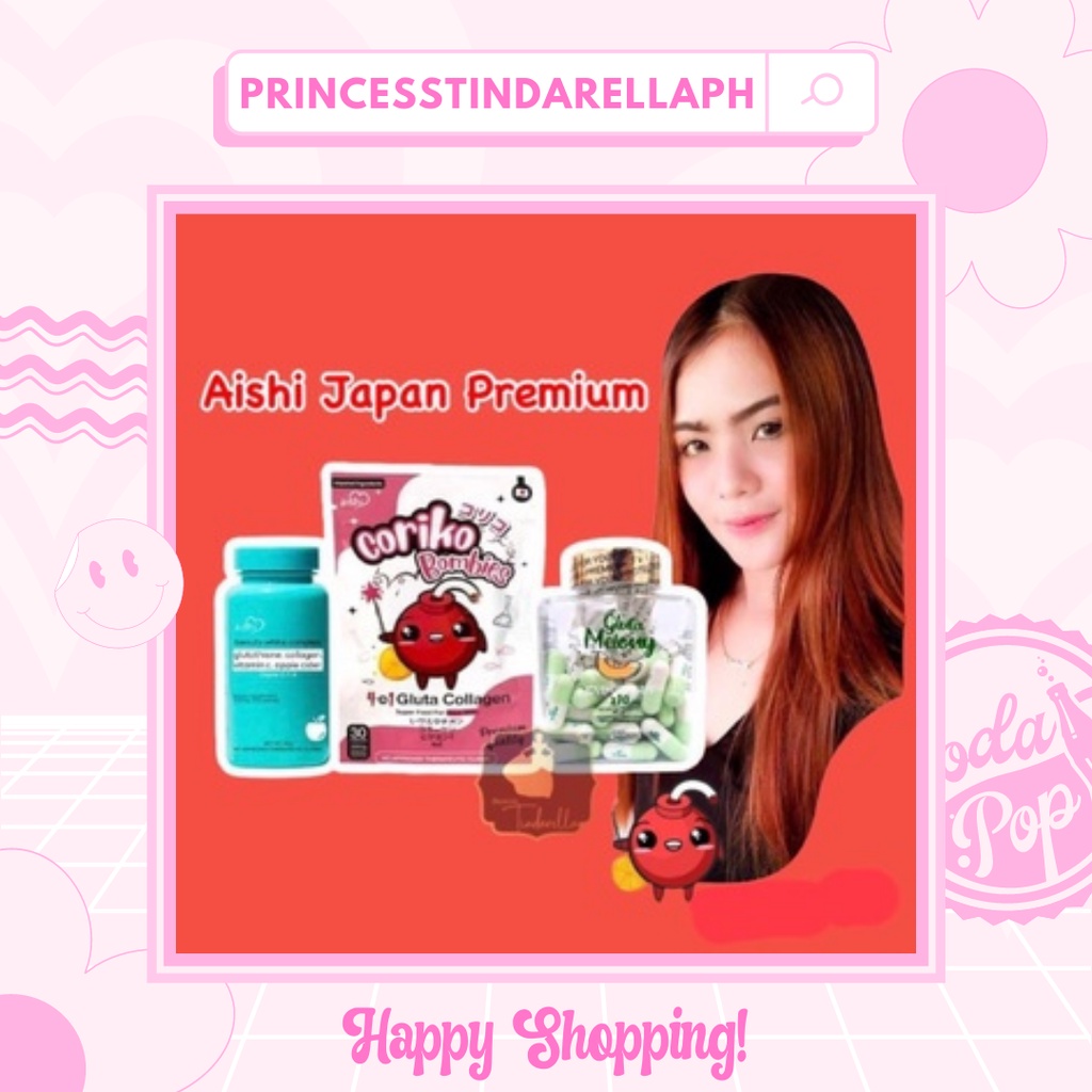 Aishi Japan Premium Coriko Bombies | Gluta Melony | Beauty White ...