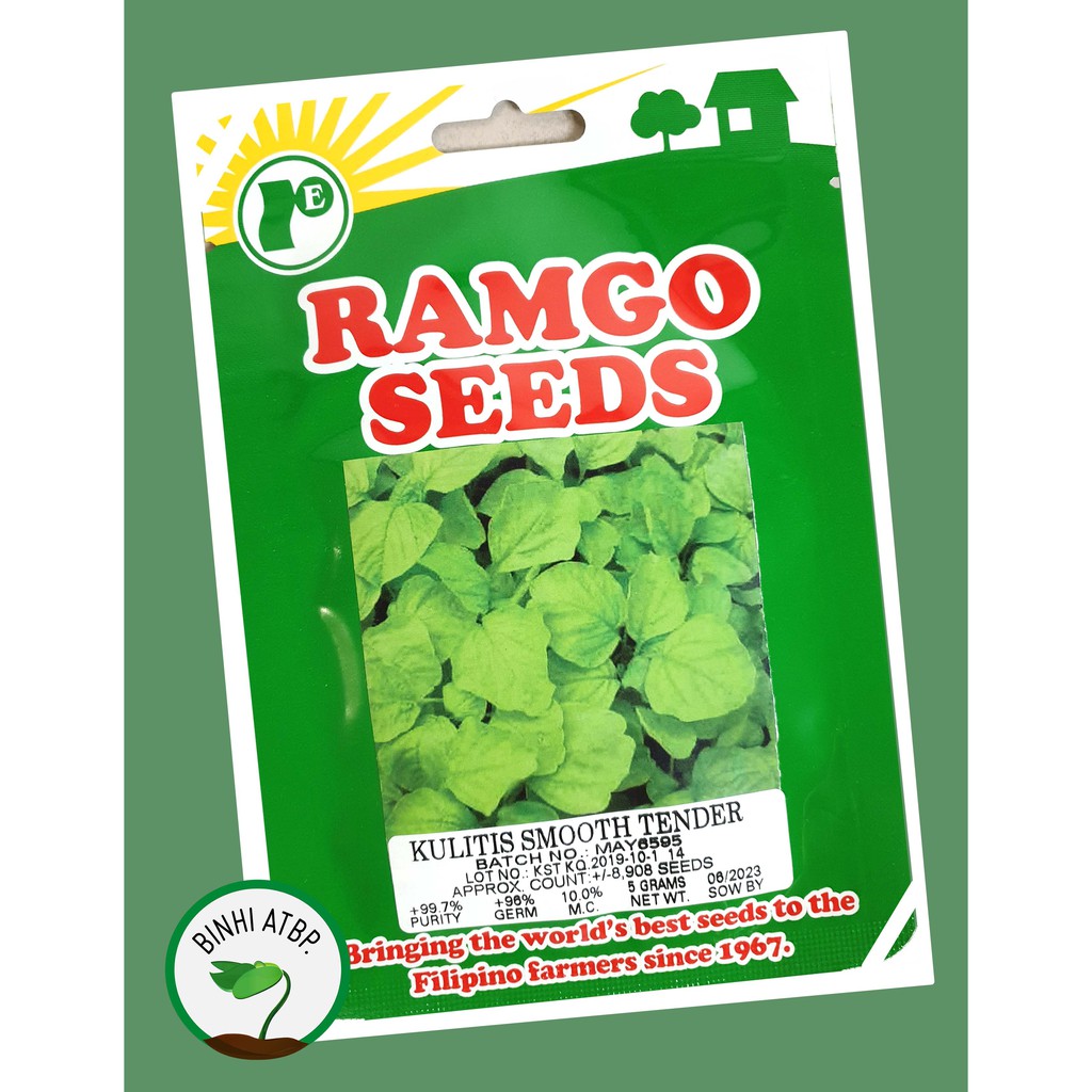 Ramgo Chinese Spinach Kulitis (Amaranth) Smooth Green Seeds | Shopee ...