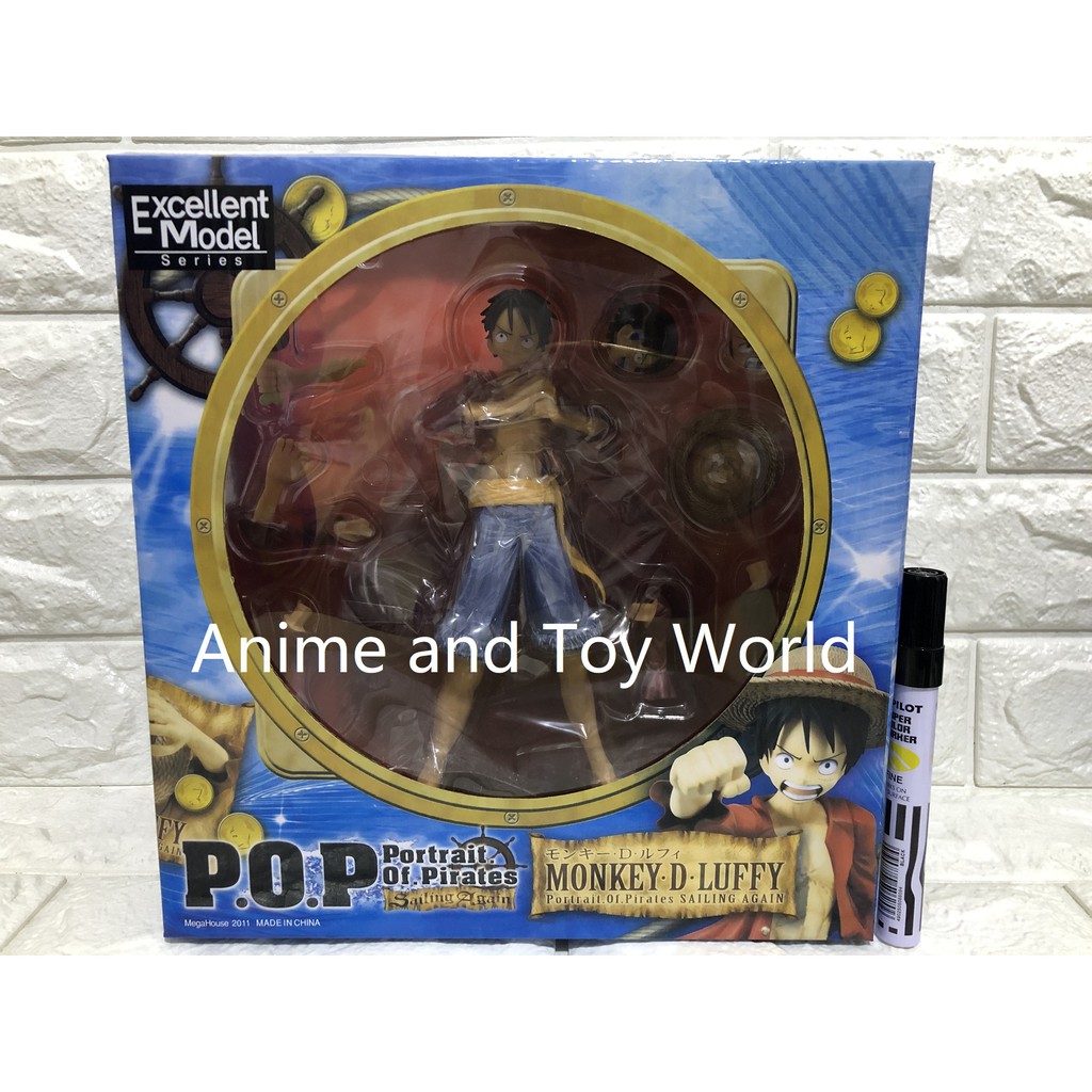One Piece Monkey-D-Luffy POP Excellent Model Mihawk Shanks Boa P.O.P DX ...