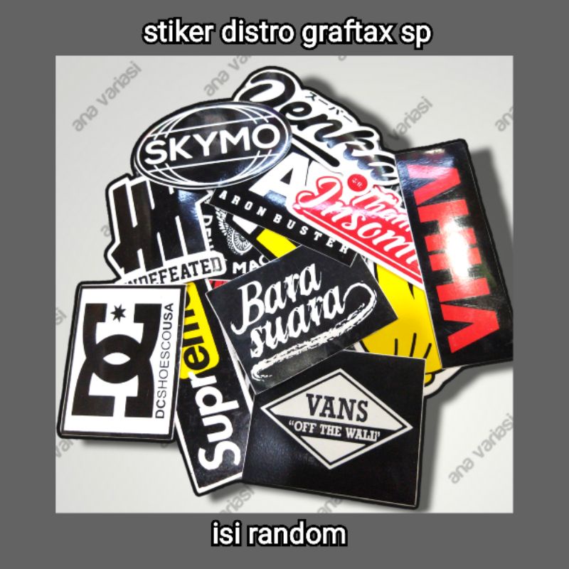 Distro stickers contain 50 distro motorbike stickers, 50 distro ...