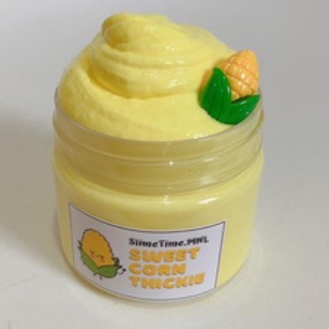 Classic Sweet Corn Thick and Glossy Scented Slime Toy Kit for Kids and ...