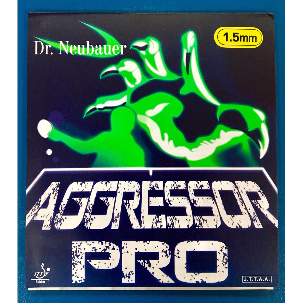 Dr. Table Tennis Bat Rubber Neubauer Aggrsor Pro Semi Half Long Spots ...