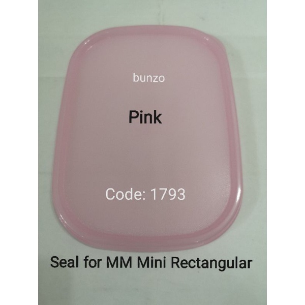 Tupperware Spare Part - Seal for MM Mini Rectangular - 1pc | Shopee ...