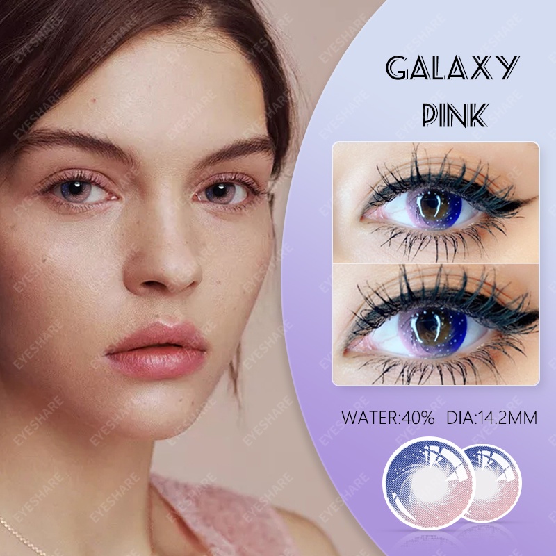 Eyeshare Galaxy Series Color Contact Lenses Natural Graded No Degree ...