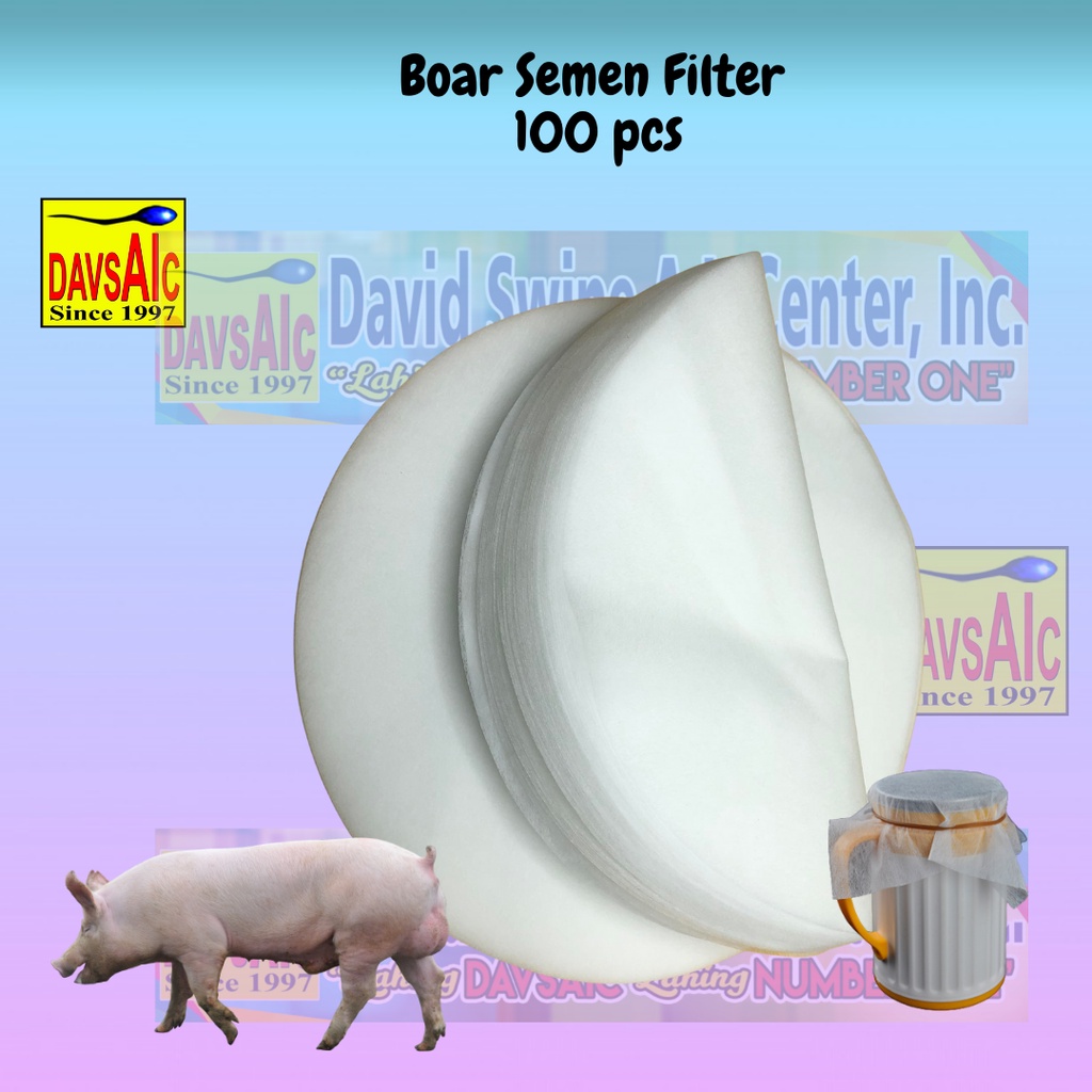 100 pcs Filter for boar artificial insemination quality filter paper ...