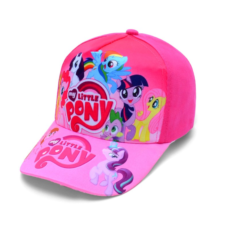 My Little Pony Girls Cute Kids Baseball Caps Casual Fashion Cartoon ...