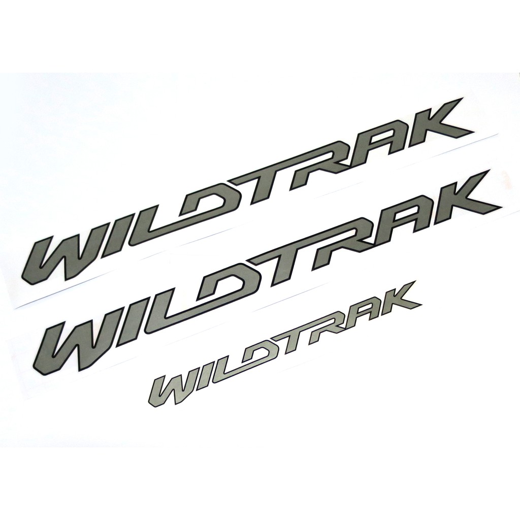 (1 Set As Picture) WILDTRAK Sticker Gray Side Stick And Rear Car All ...
