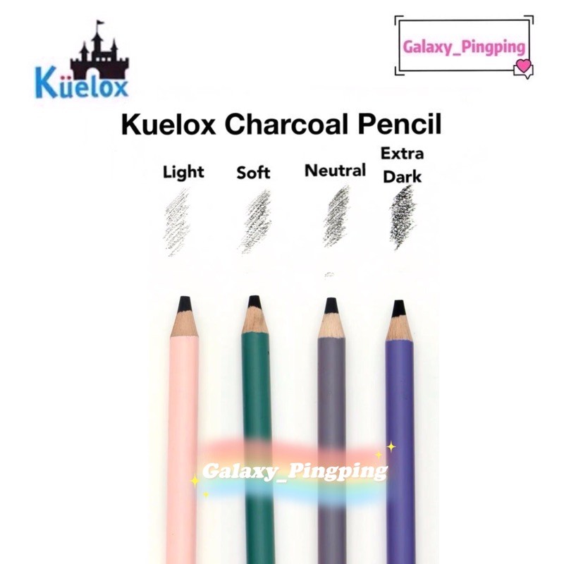 kuelox Charcoal Pencil (per piece) | Shopee Philippines