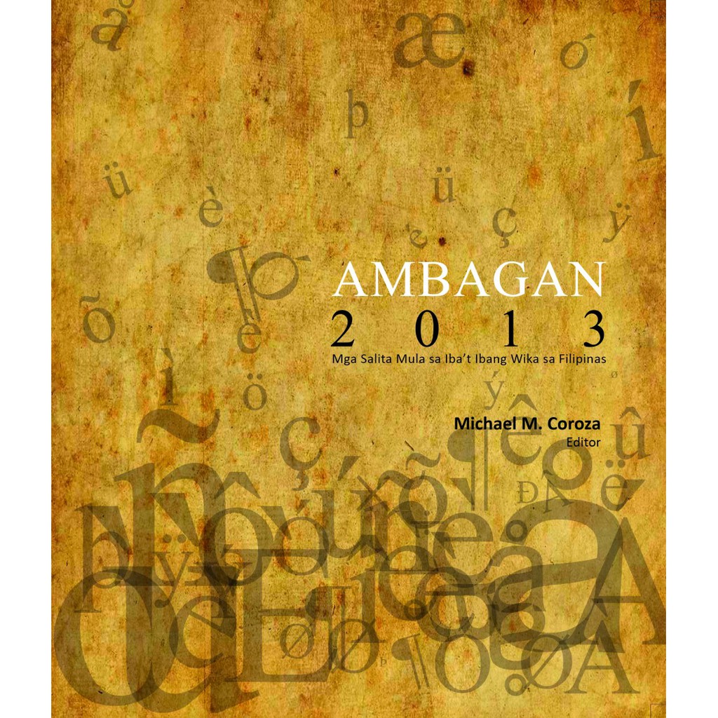 Ambagan 2013 Mga Salita Mula sa Ibat-ibang Wika sa Filipinas | Shopee ...