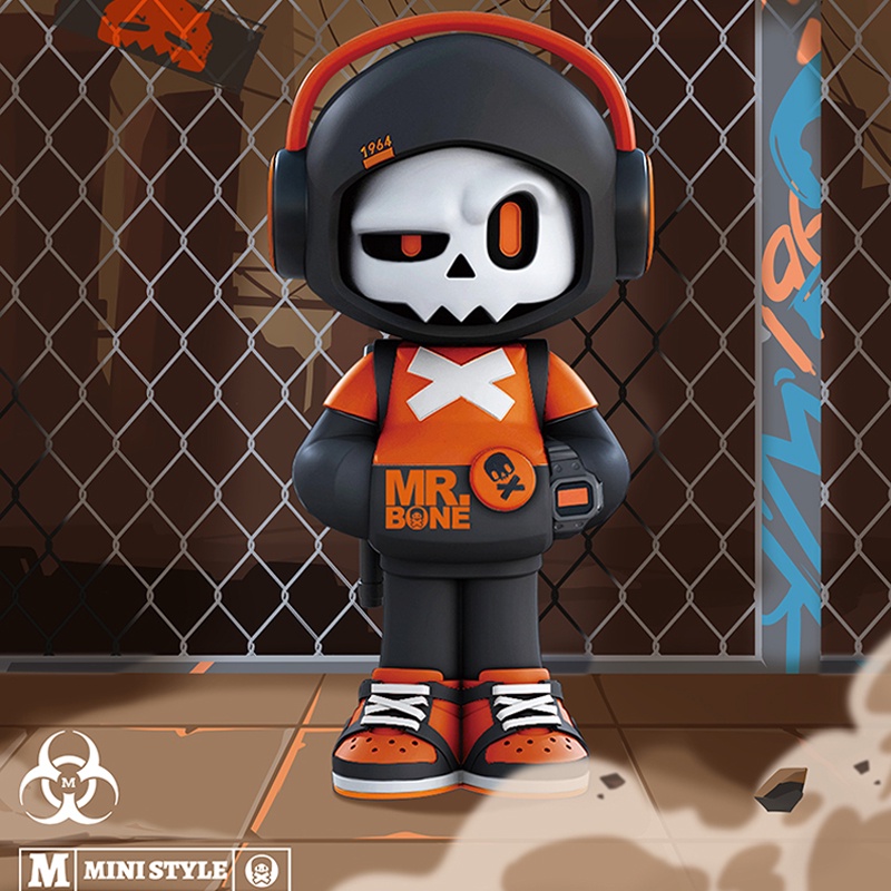 MR.Bone Mini Series Blind Box Bruce Skull Doll Cute Figure Hobby ...