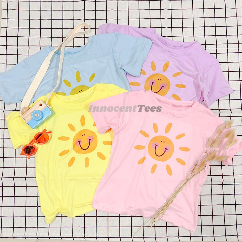 [INNOCENTTEES] CUTIE SUNSHINE IN PASTEL TSHIRT II KIDS 1 TO 10 Y/O ...