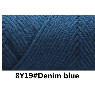 【Real 100g】Yarn 100g Milk Cotton Yarn Wool 8 ply Thread for Knitting ...