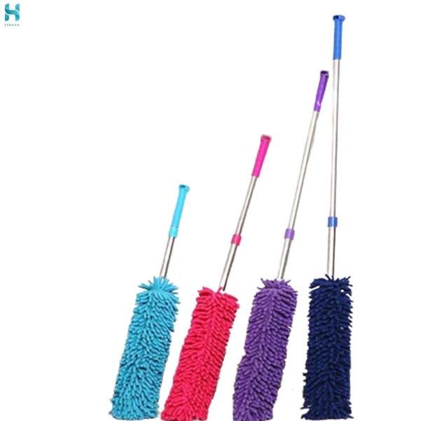 JH Telescopic Extendable Cobweb Duster with Microfiber Head, Removable ...