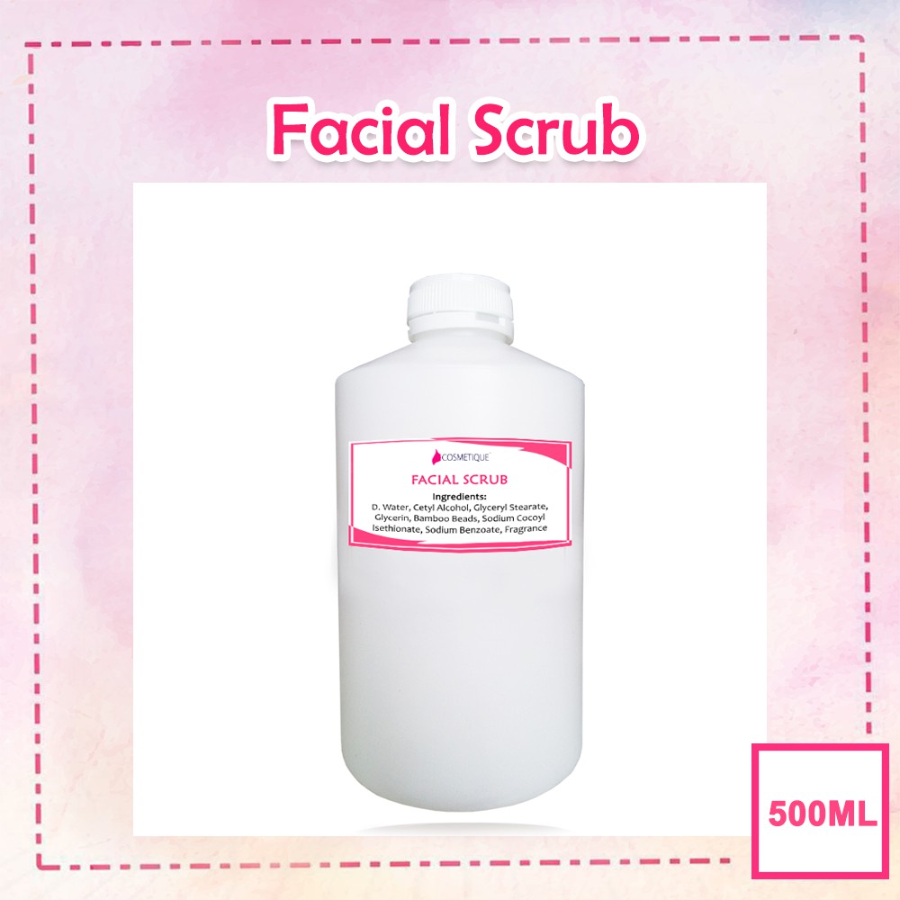 Facial Cleansing Scrub Facial Scrub Facial Treatment 1LITER | Shopee ...