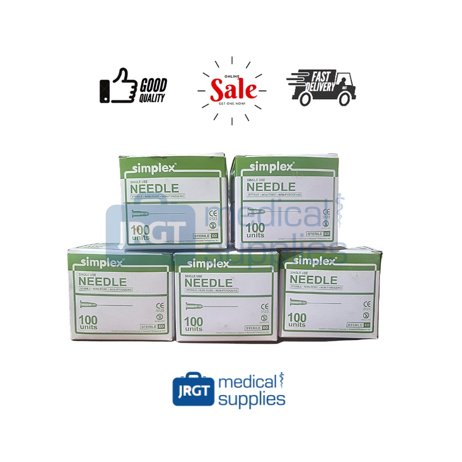 Simplex Disposable Needle (SOLD PER PIECE) (For Syringe) - Precision ...