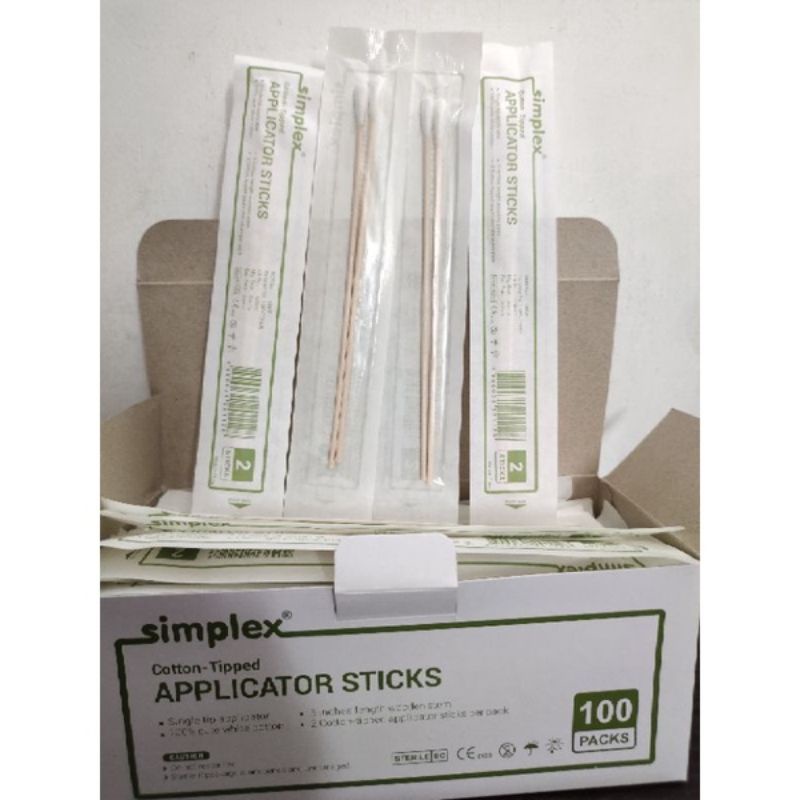 COTTON TIPPED APPLICATOR STICK | Shopee Philippines